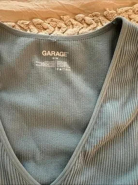 Garage | Tops | Garage Blue Tank | Poshmark